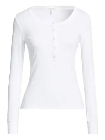 Rag & Bone T-shirt In Cotton, Modal, And Elastane - White