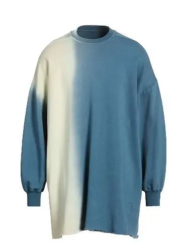 Rick Owens Tie-dyed Cotton Sweatshirt - Blue
