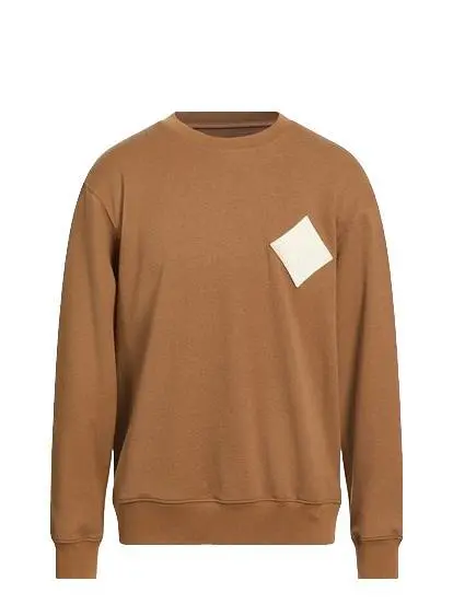 Mcm Sweatshirt With Appliqués And Brand Logo - Brown