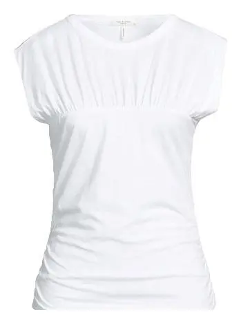 Rag & Bone T-shirt In Cotton And Lyocell - White