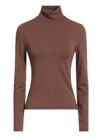 Rag & Bone Long Sleeve Turtleneck Top - Brown