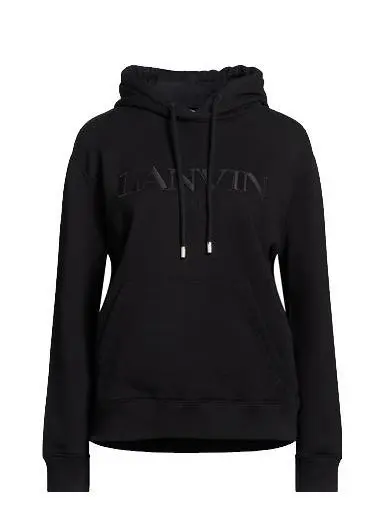 LANVIN Sweatshirt In Cotton, Polyester, And Elastane - Black