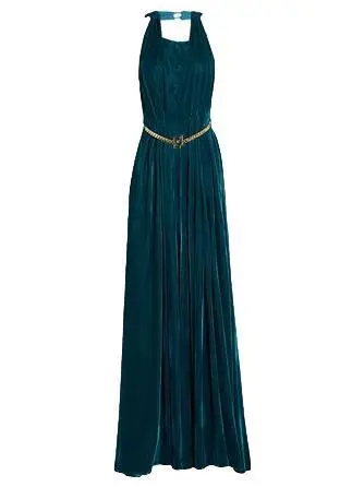 Elisabetta Franchi Maxi Gown - Green