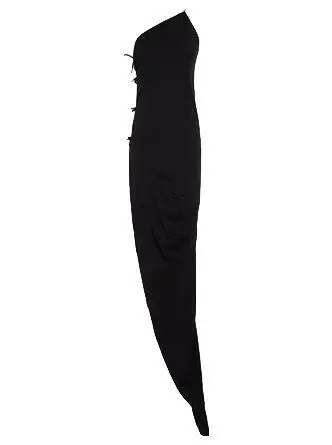 Rick Owens Cotton Maxi Dress - Black