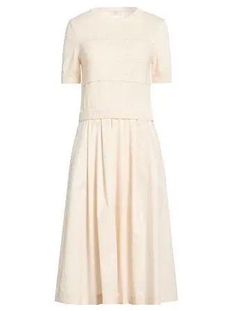 Peserico Flared Midi Dress - White