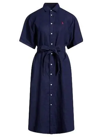 Polo Ralph Lauren Midi Shirt Dress - Navy