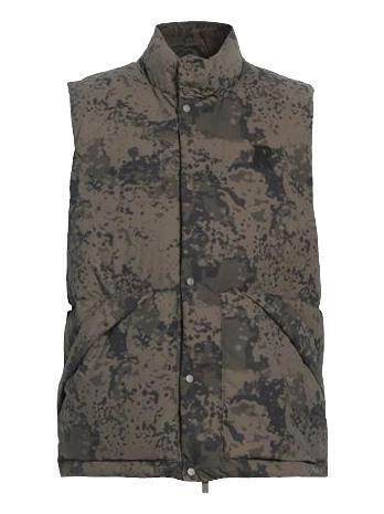 REPRESENT Nylon Puffer Vest - Khaki