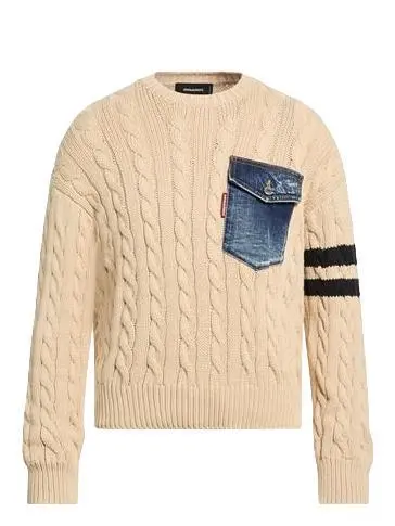Dsquared2 Cable-knit Sweater - Beige