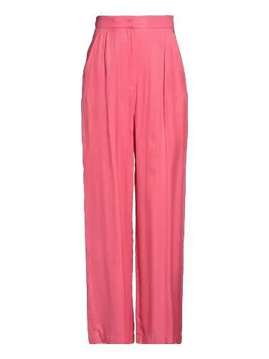 Armani Exchange Wide Leg Viscose Pants - Red