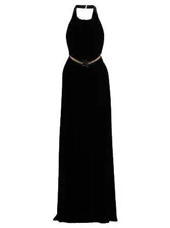 Elisabetta Franchi Red Carpet Maxi Dress - Black