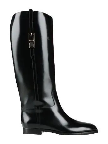 SERGIO ROSSI Leather Boots - Black