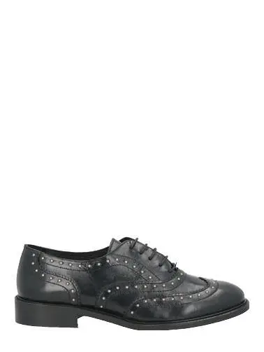 Cosmoparis Lace-up Leather Oxford Shoes - Black