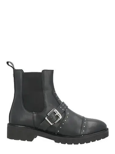 Cosmoparis Leather Ankle Boots - Black