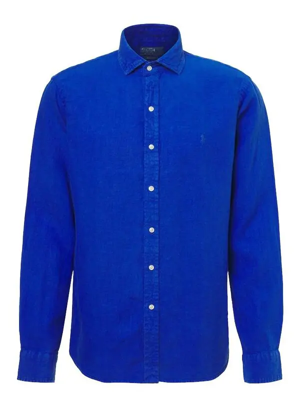 Polo Ralph Lauren Linen Shirt - Blue