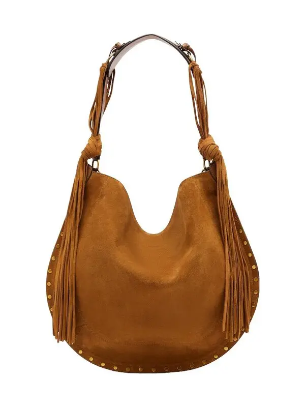Isabel Marant Étoile Oskan Soft Large Suede Shoulder Bag - Brown