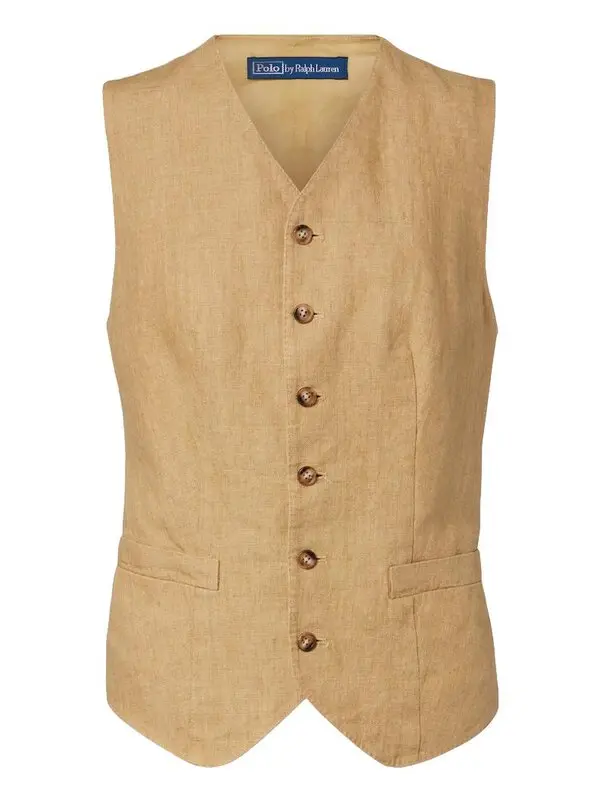 Polo Ralph Lauren Linen Vest - Beige