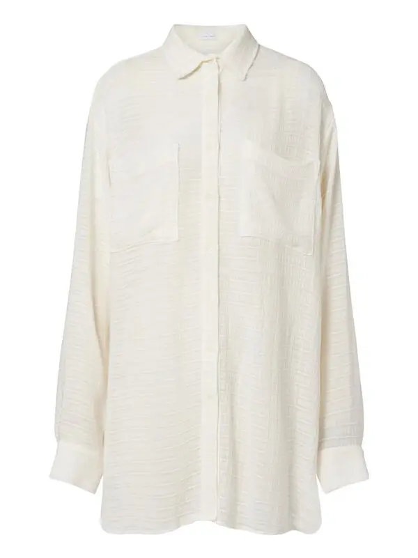 Jade Swim Mika Sheer Shirt - White