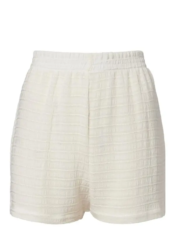 Jade Swim Mika Sheer Shorts - White