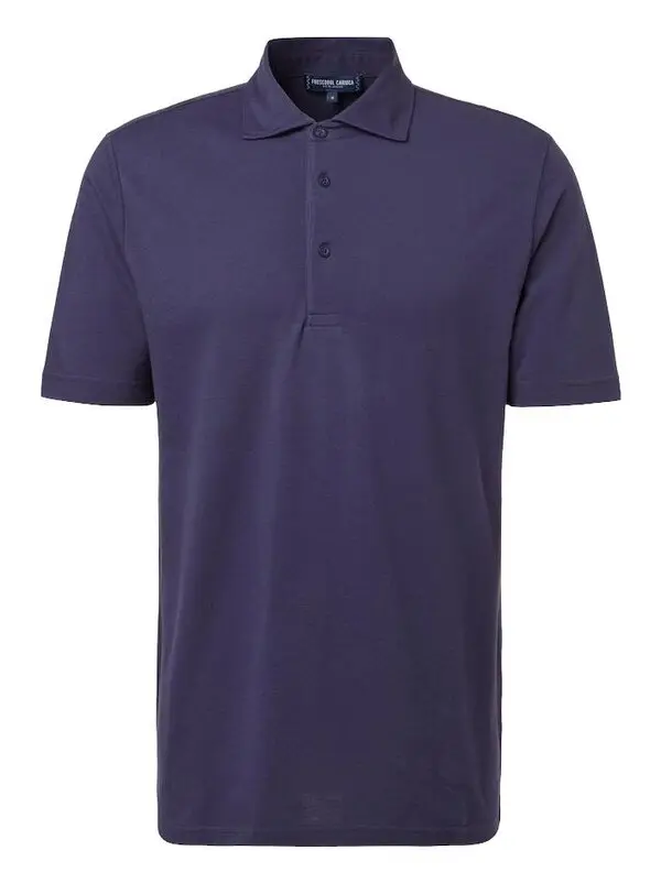 Frescobol Carioca Luca Cotton Piqué Polo Shirt - Blue