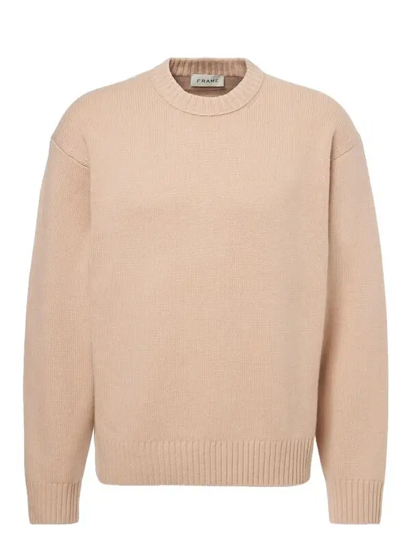FRAME Cashmere Crewneck Sweater - Pink