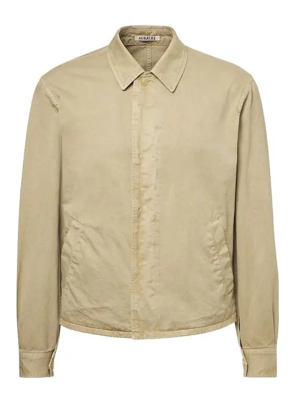Auralee Cotton Blouson Jacket - Beige