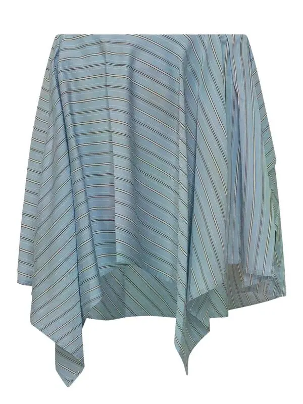 IRO PARIS Utalia Striped Skirt - Blue