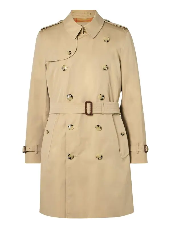 Burberry Double-breasted Trench Coat - Beige