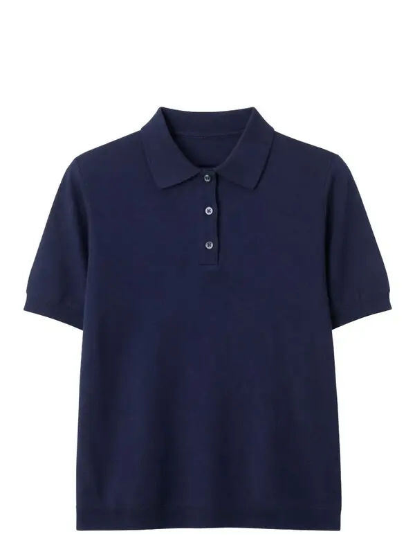 A.p.c. Ruby Short Sleeve Polo Shirt - Blue
