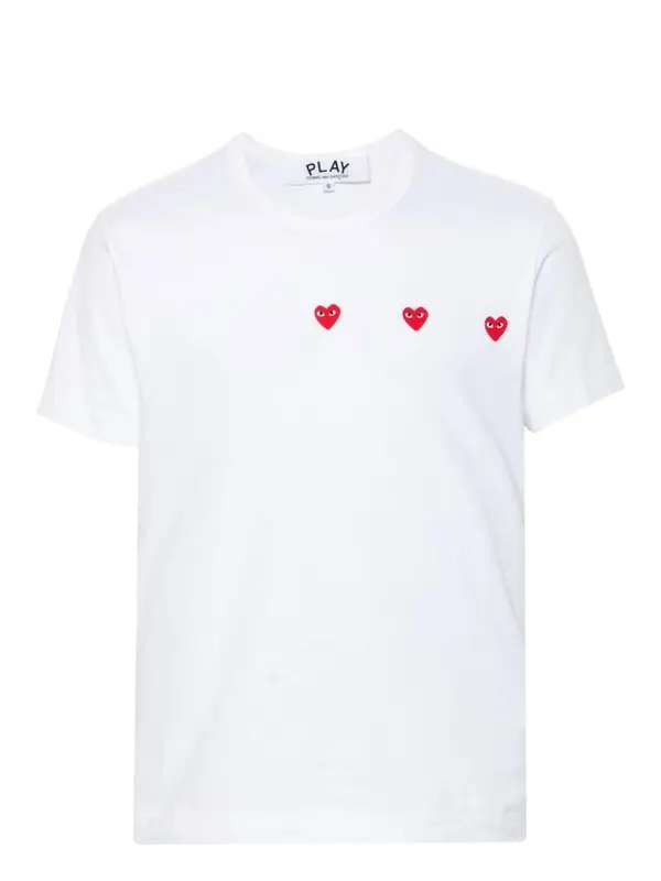 Play Comme Des Garcon Cotton T-shirt - White