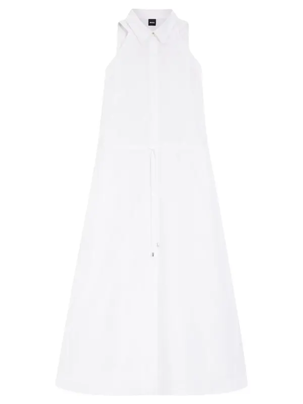 BOSS Sleeveless Dress - White