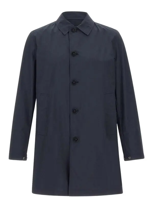 Woolrich Urban Lamar Trench Coat - Blue