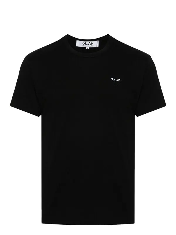 Play Comme Des Garcon Cotton T-shirt - Black