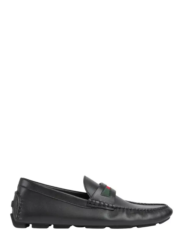 Gucci Leather Loafers - Black