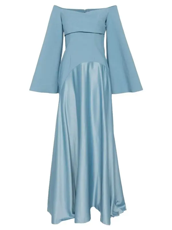 Solace London Rina Maxi Dress - Sky Blue