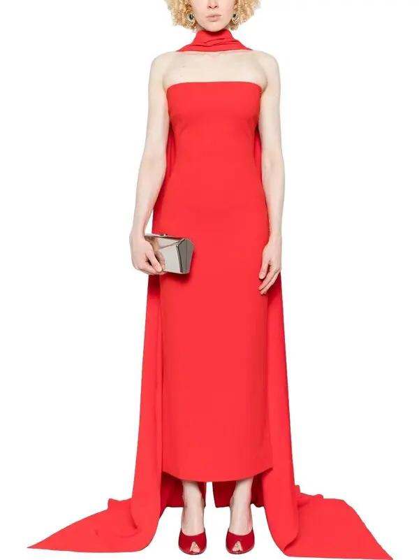 Solace London Martine Maxi Dress - Red