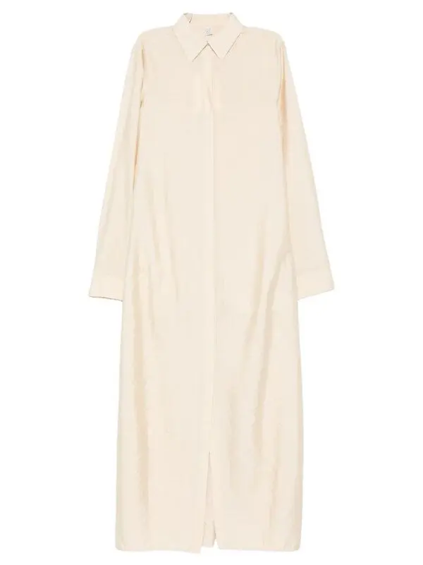 TOTEME Silk Parachute Dress - Beige