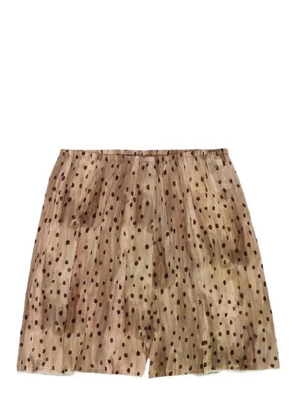 Bimba Y Lola Polka-dot Print Shorts - Neutrals