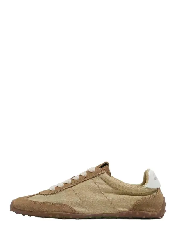 Bimba Y Lola Lace-up Sneakers With Suede Inserts - Neutrals