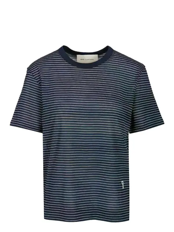 AMI Paris Striped T-shirt - Blue