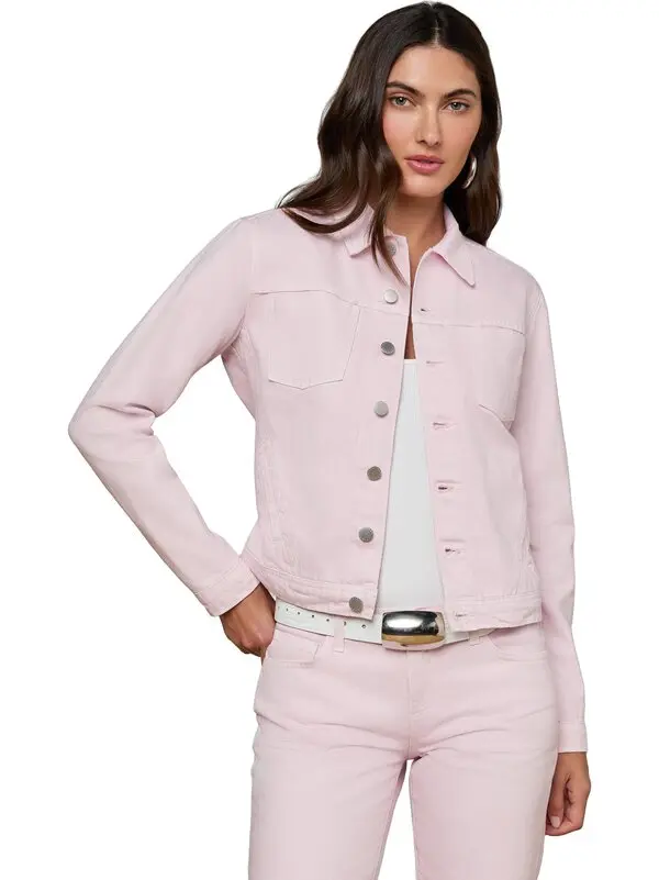 L'Agence Celine Jean Jacket - Icy Lilac