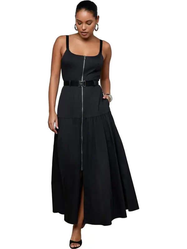 L'Agence Rima Maxi Dress - Black