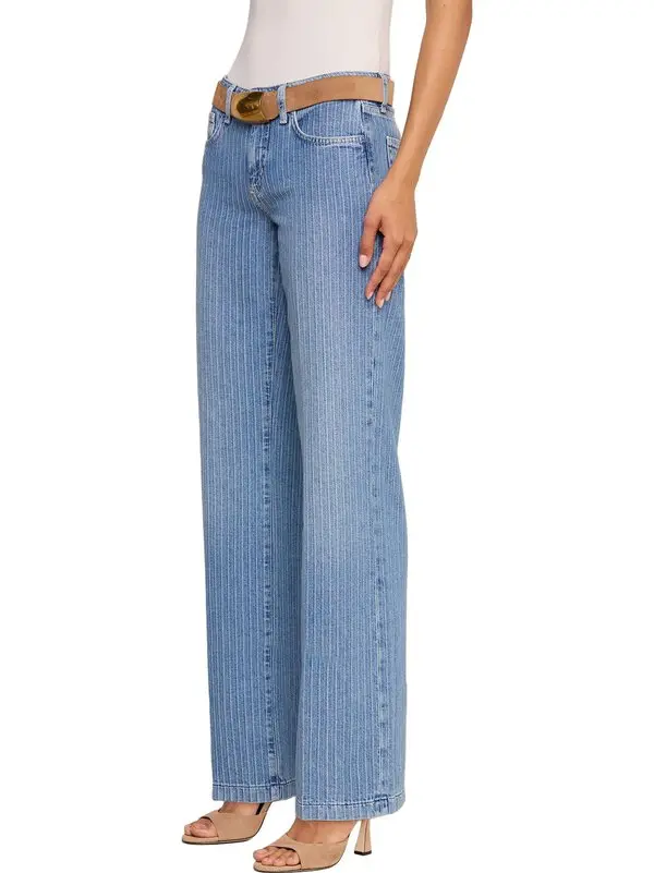 L'Agence Joanne Low-rise Wide-leg Jeans - Carmel