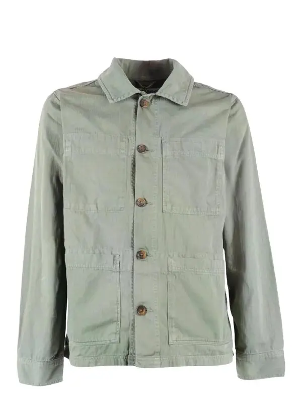 SEBAGO Dorr Herringbone Shirt - Green