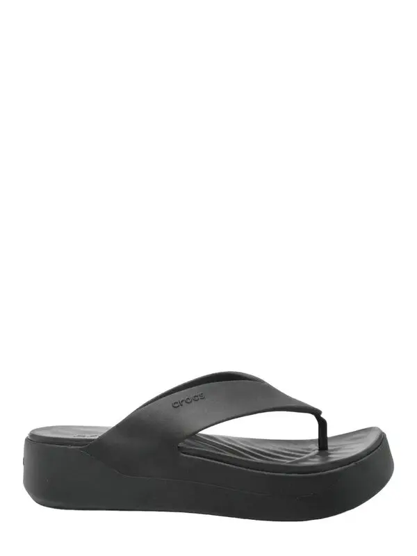 CROCS Getaway Platform Flip Flops - Black