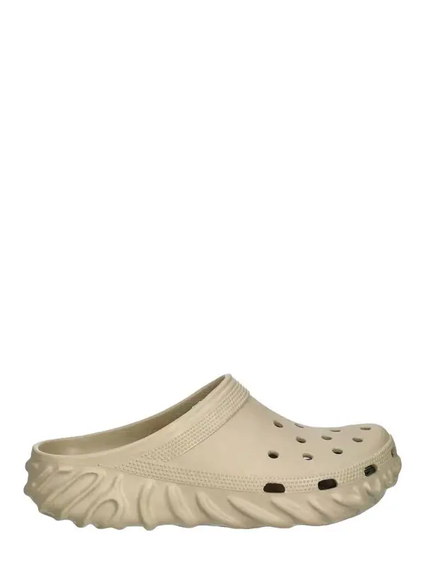 CROCS Perforated Ridged Slides - Neutrals