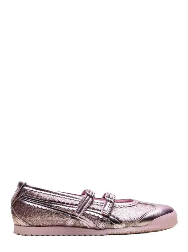 Onitsuka Tiger Mexico 66 Glitter Buckle Sneakers - Pink
