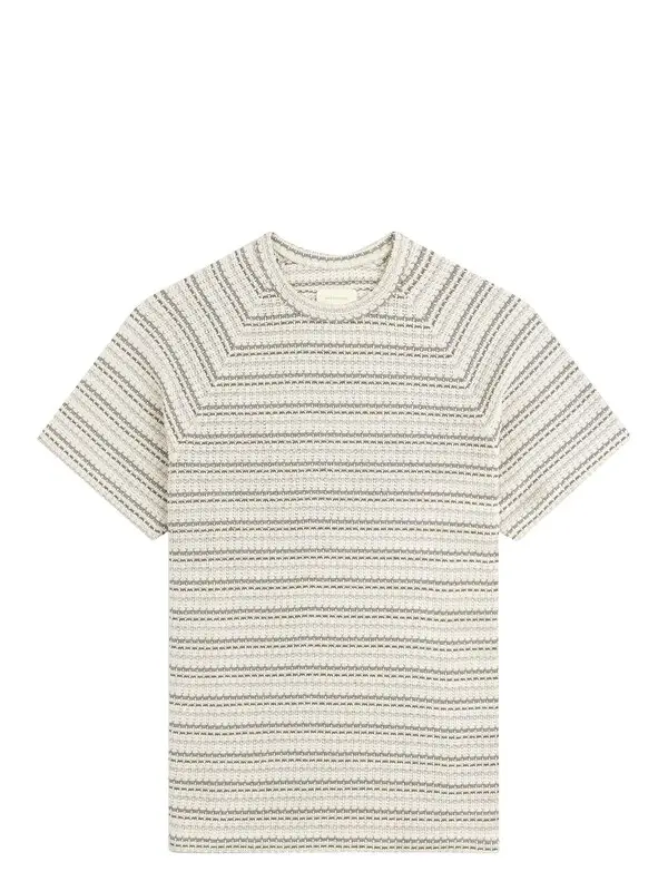 Aimé Leon Dore Jacquard Striped Tee - Tan