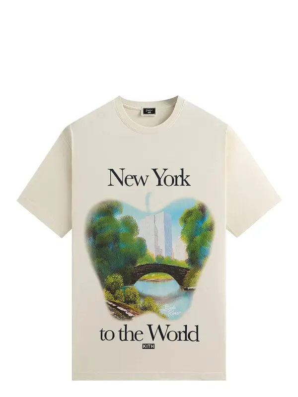 Kith For Bob Ross New York Tee - Tan