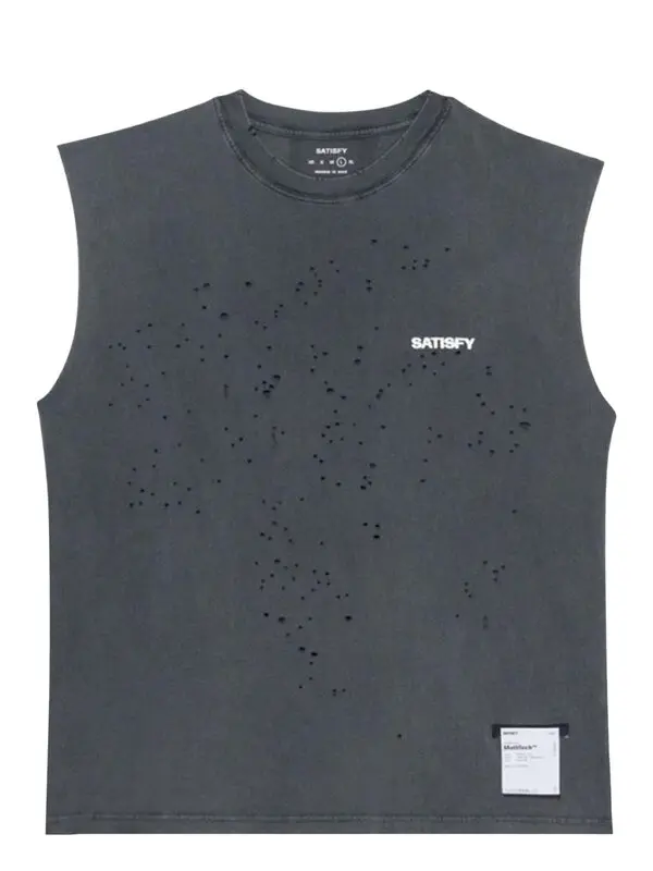Satisfy Mothtech Muscle Tee Ii - Black
