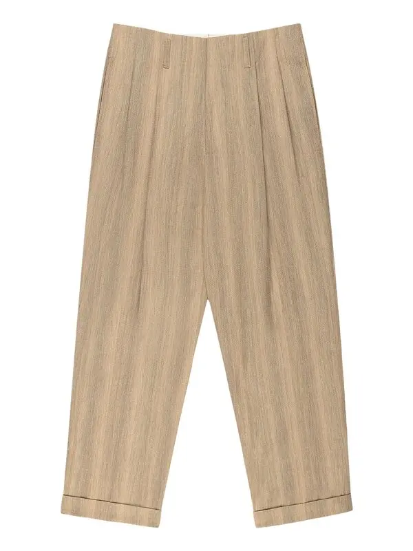 Aimé Leon Dore Double Pleated Safari Suit Trousers - Multicolor